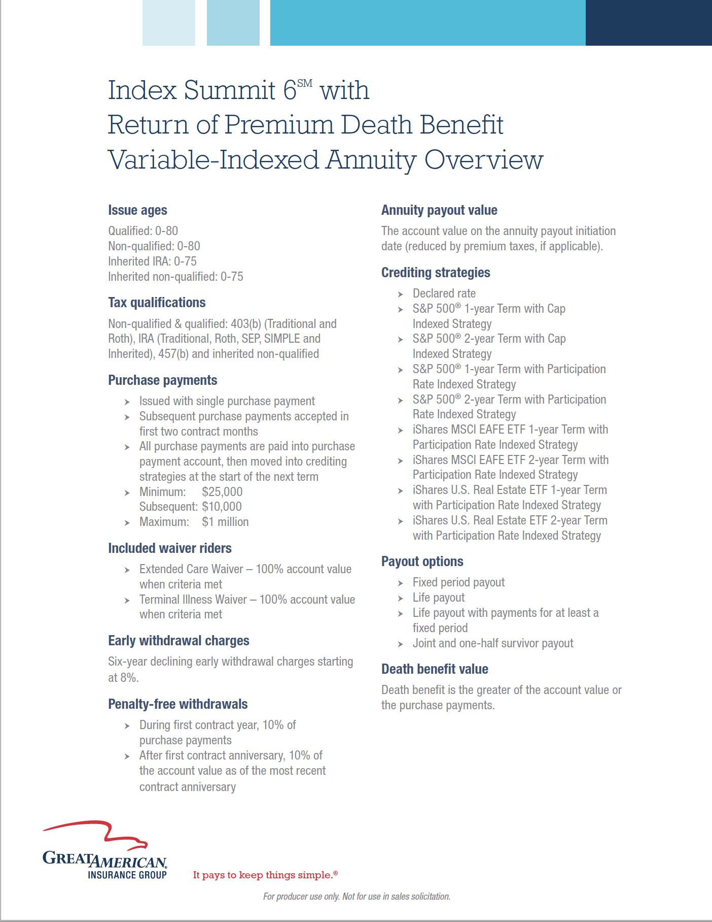 Index Summit 6 (ROP Death Benefit) - InSource